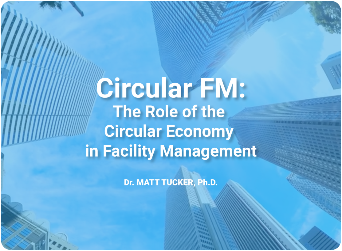 24/10/2024 - Circular Economy with Dr. Matt Tucker, PhD